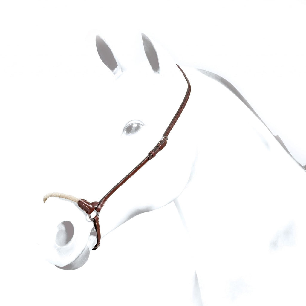 Hannoverian (Dropped) Rope Noseband – THE STALL