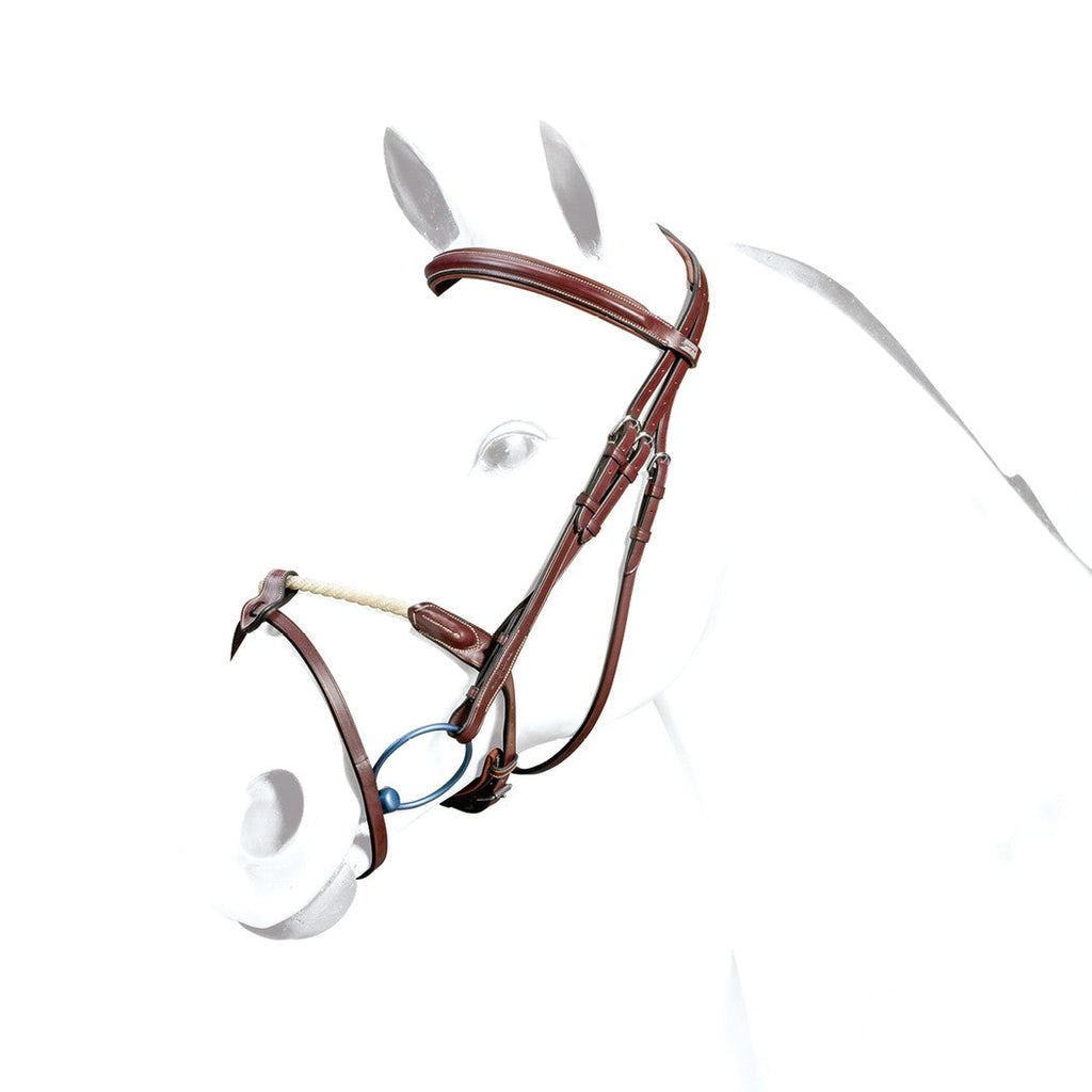 No-Stress Flash Bridle With Rope Noseband – THE STALL